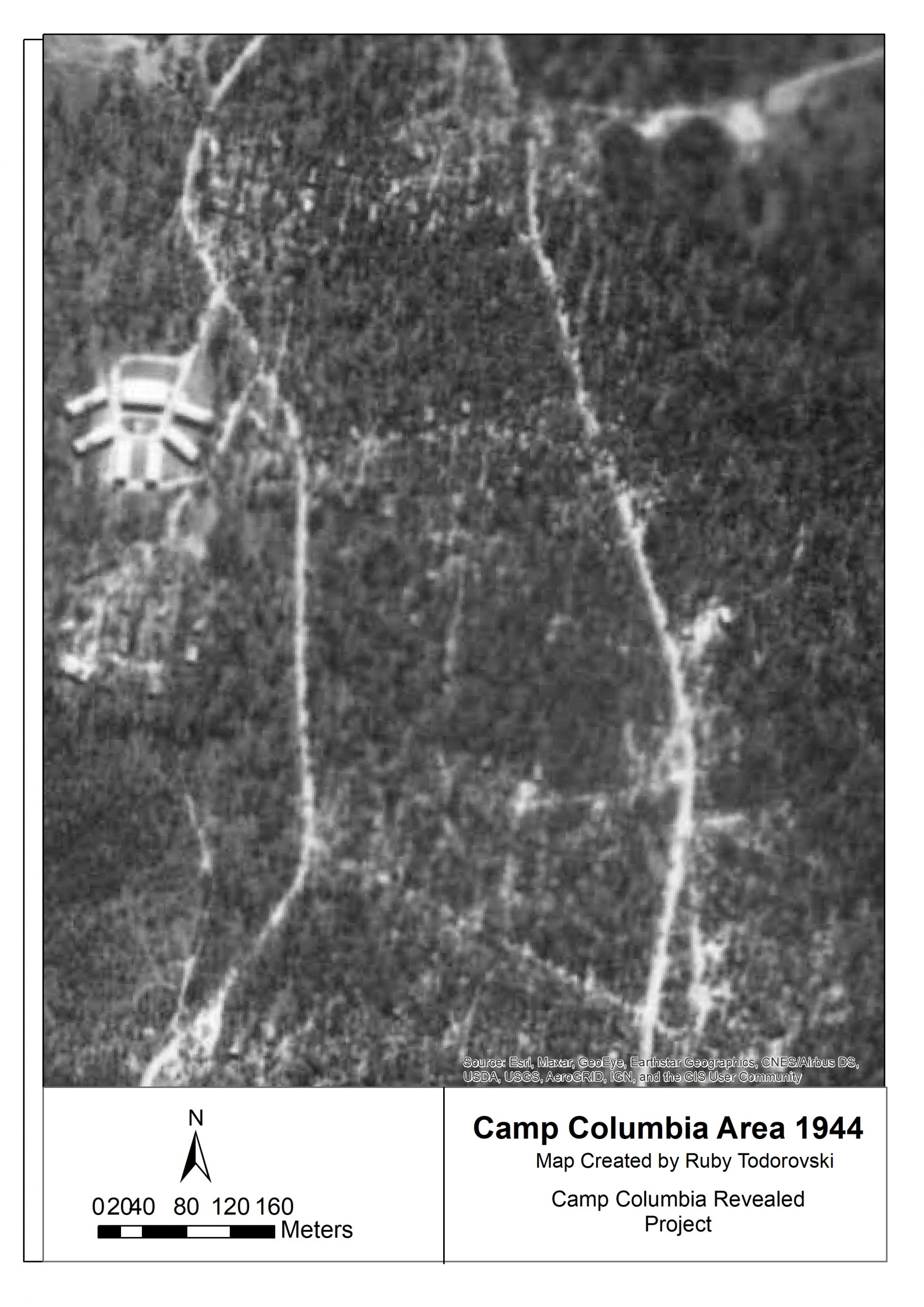 Aerial Photographs and Maps of Camp Columbia - Camp Columbia