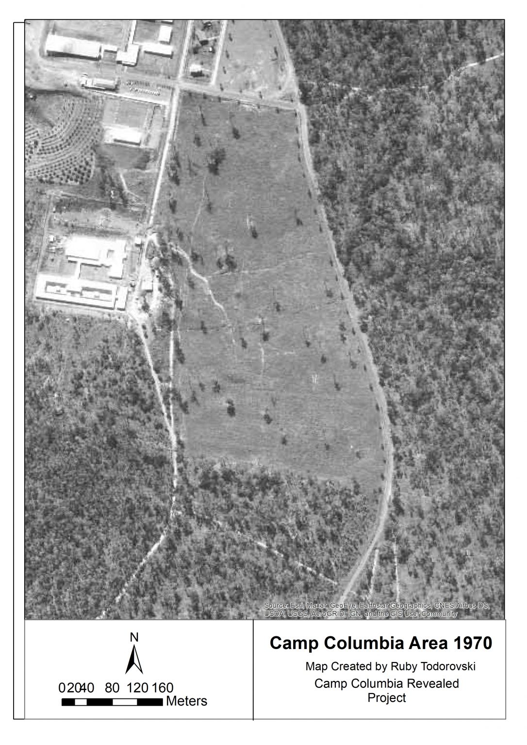 Aerial Photographs and Maps of Camp Columbia - Camp Columbia