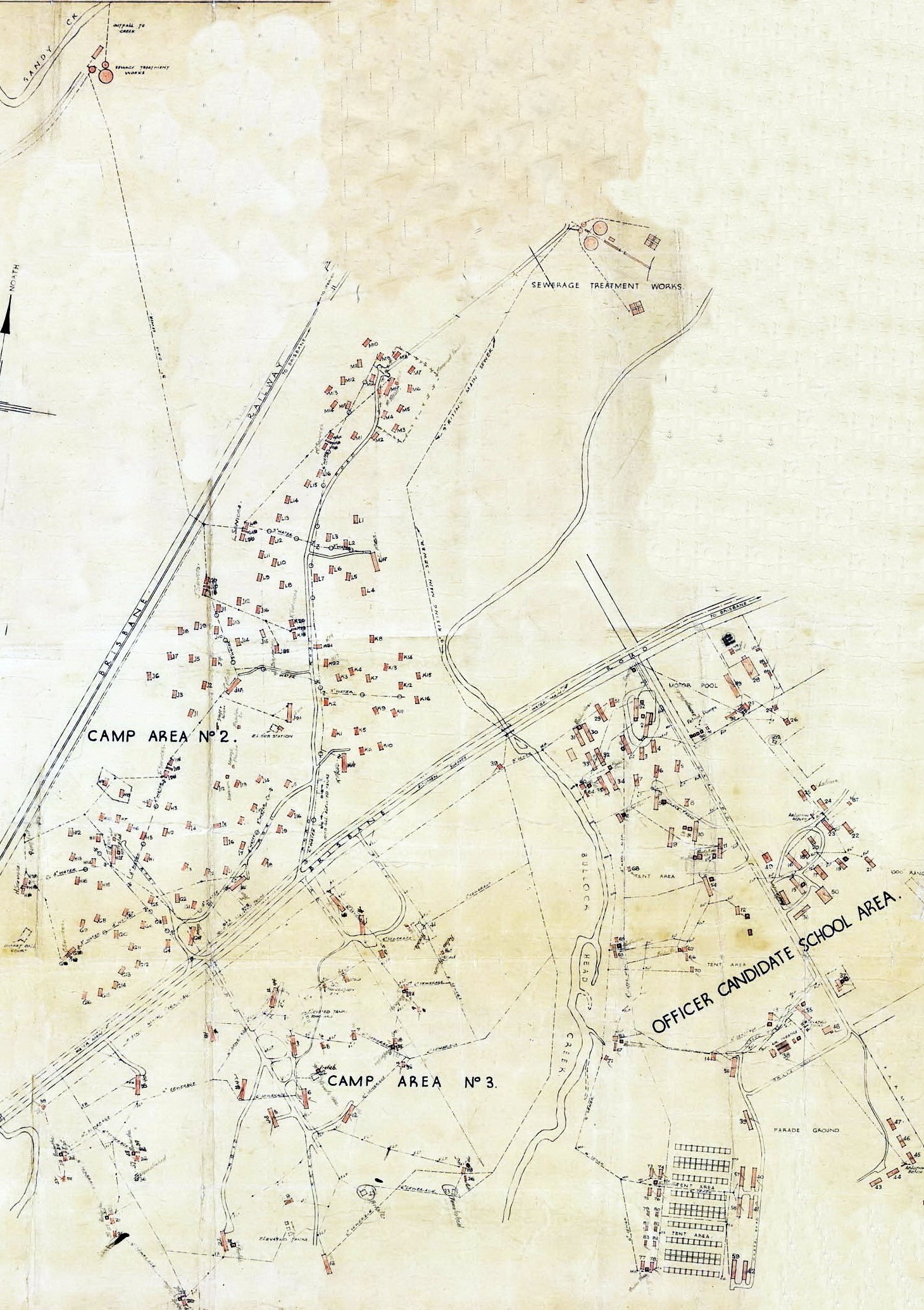 Aerial Photographs and Maps of Camp Columbia - Camp Columbia