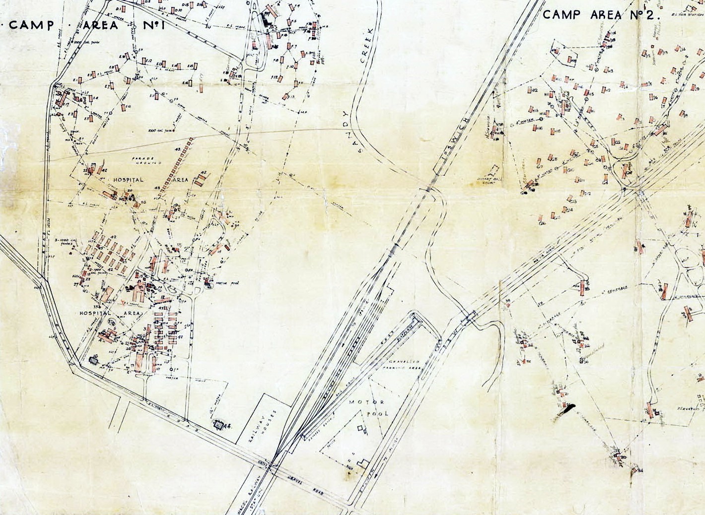 Aerial Photographs and Maps of Camp Columbia - Camp Columbia