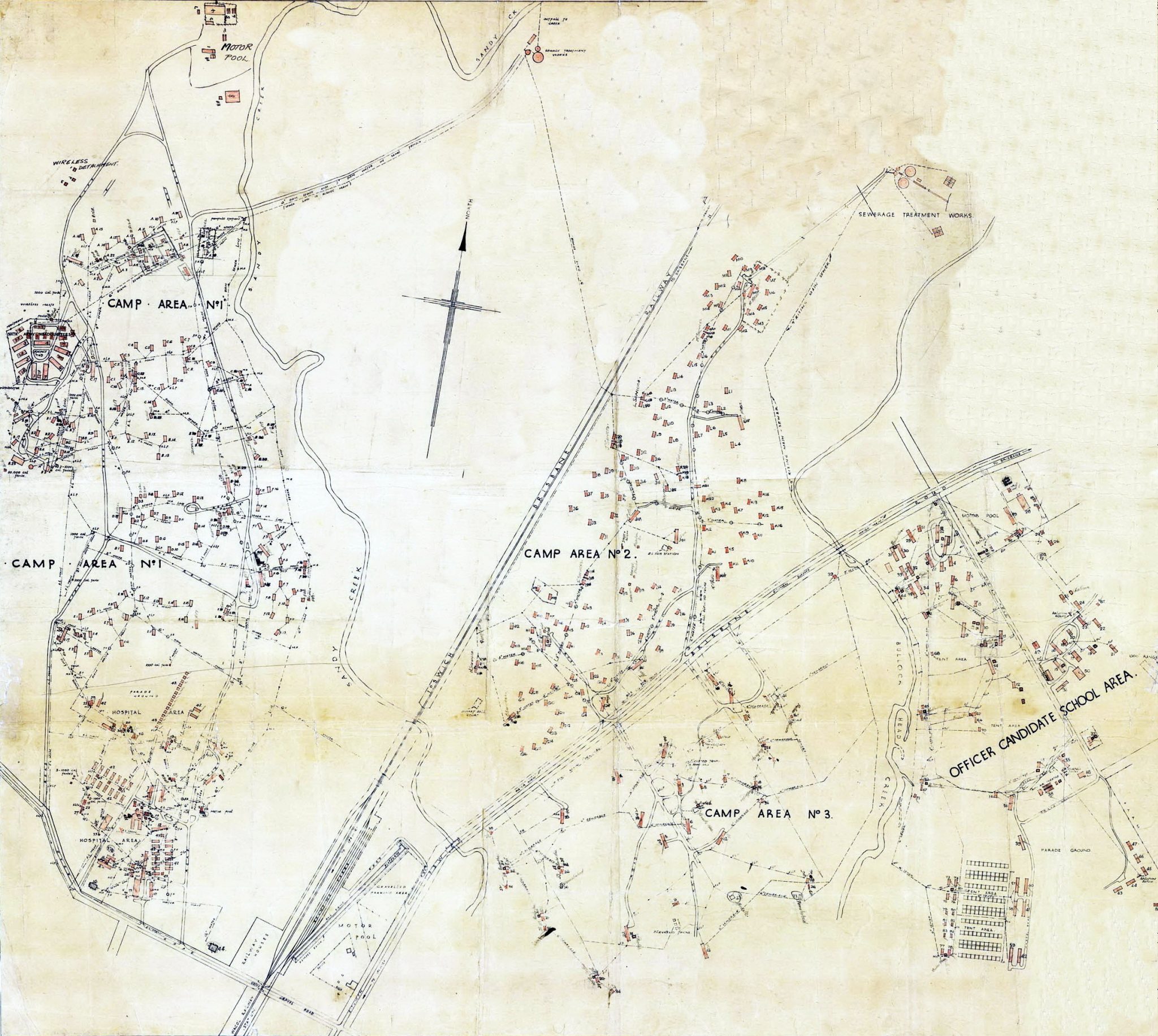 Aerial Photographs and Maps of Camp Columbia - Camp Columbia