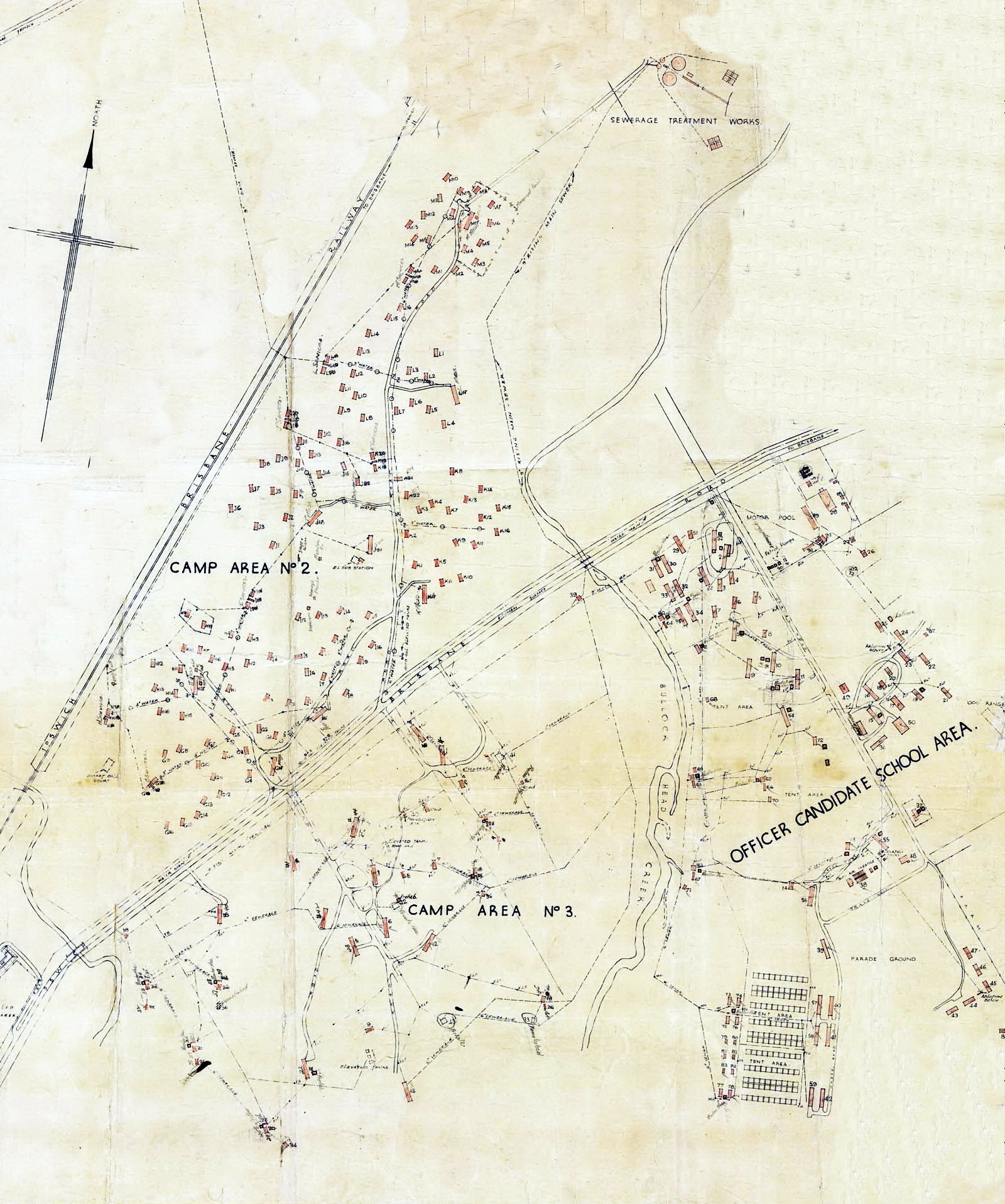 Aerial Photographs and Maps of Camp Columbia - Camp Columbia