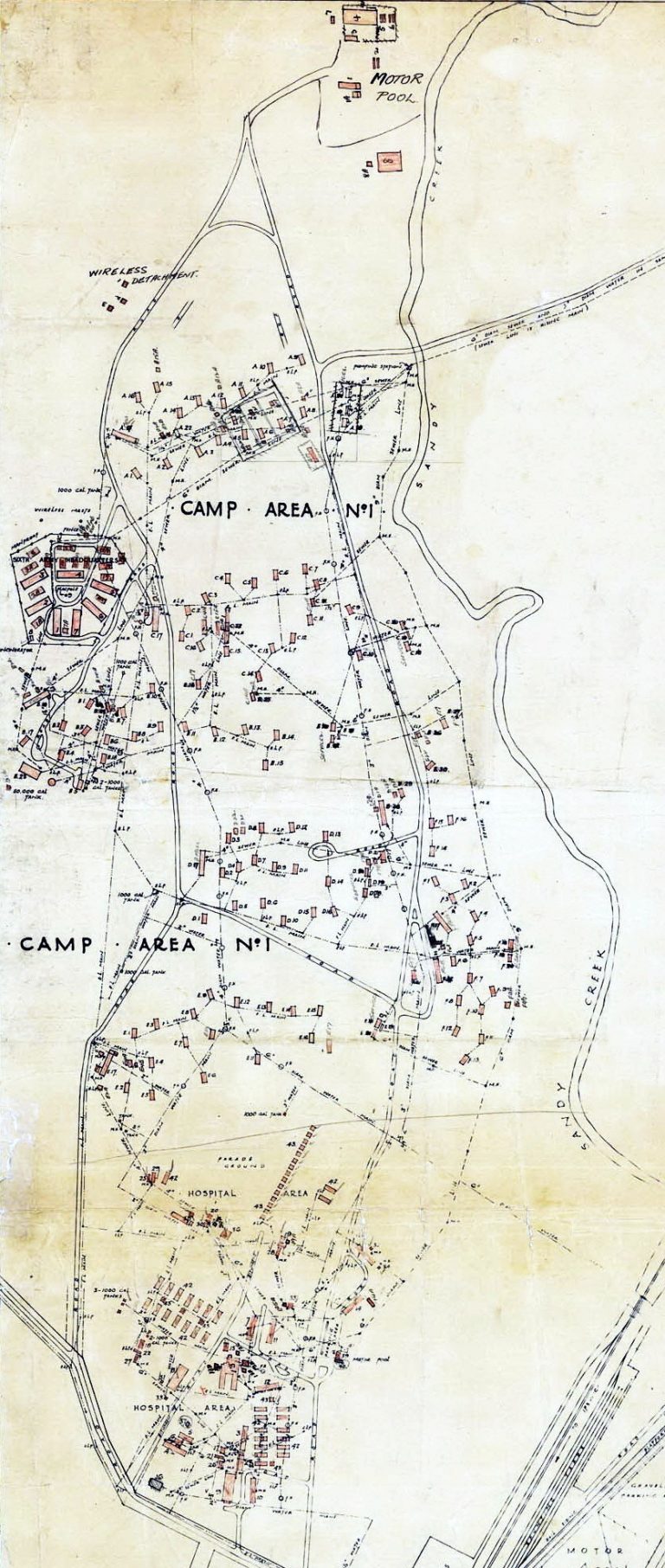 Aerial Photographs and Maps of Camp Columbia - Camp Columbia