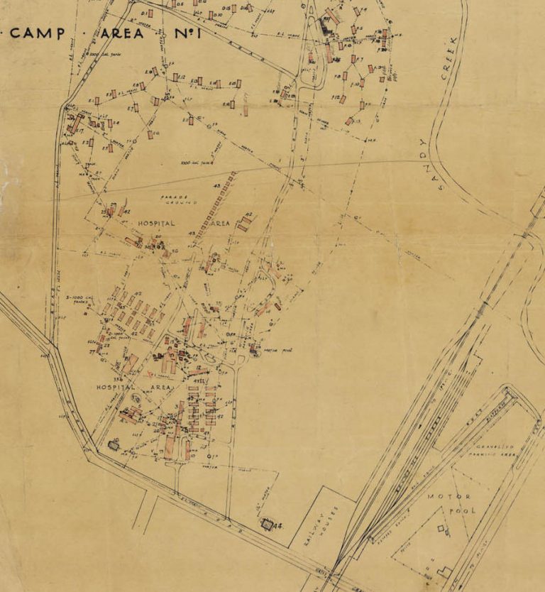 Aerial Photographs and Maps of Camp Columbia - Camp Columbia