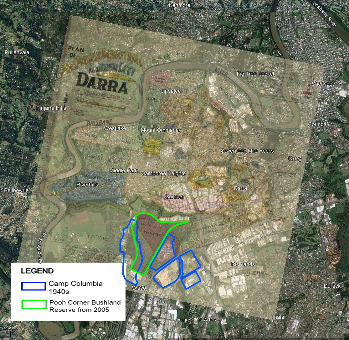 Proposed Industrial Garden City in Darra - 1918 - Camp Columbia