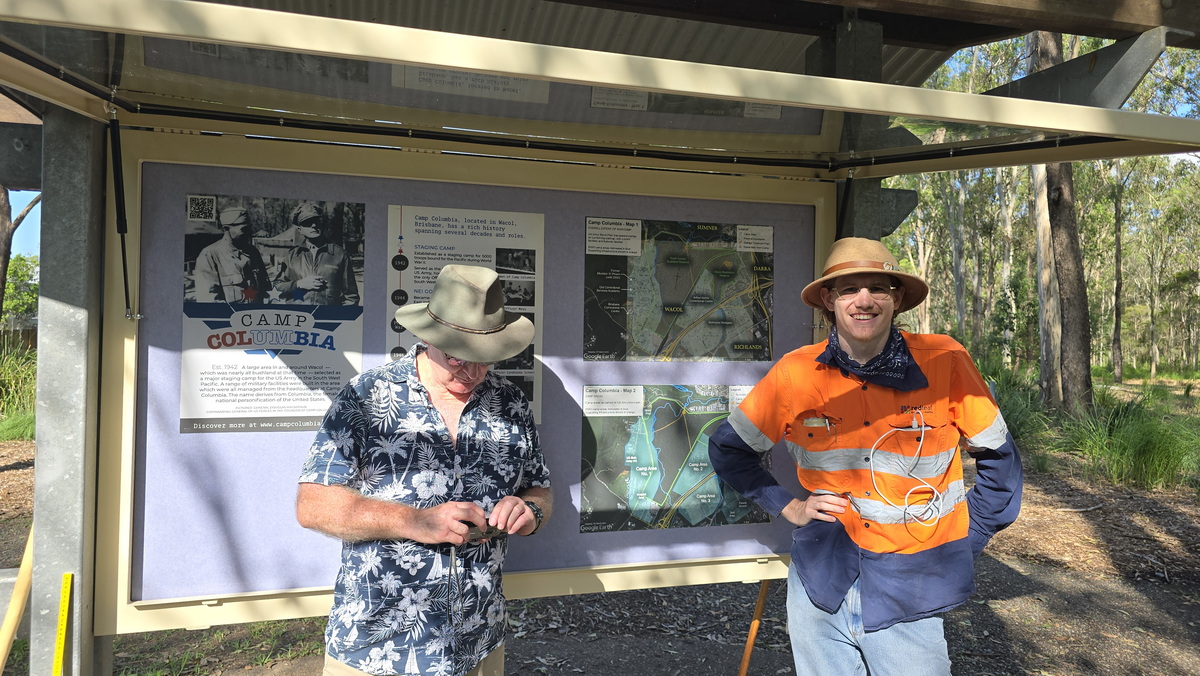 Camp Columbia Display Cabinet installed at Pooh Corner - Camp Columbia