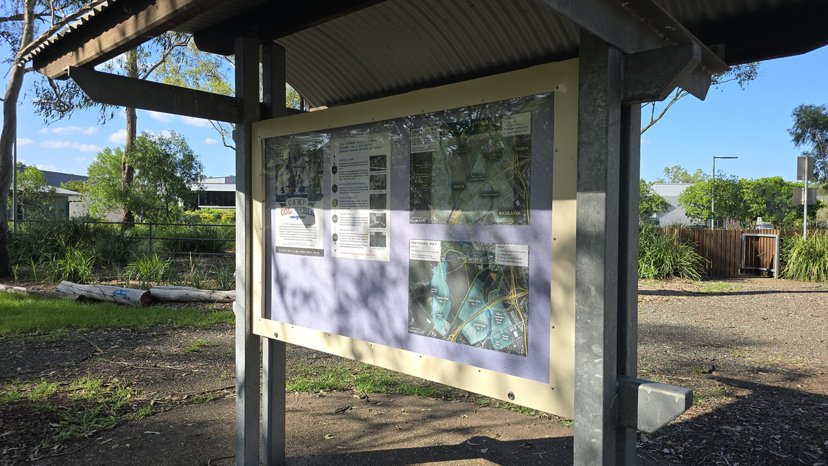 Camp Columbia Display Cabinet installed at Pooh Corner - Camp Columbia